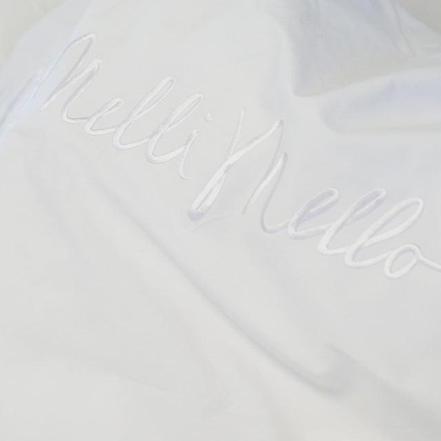 Little white lies Dekbedovertrek Wit - Melli Mello Amsterdam